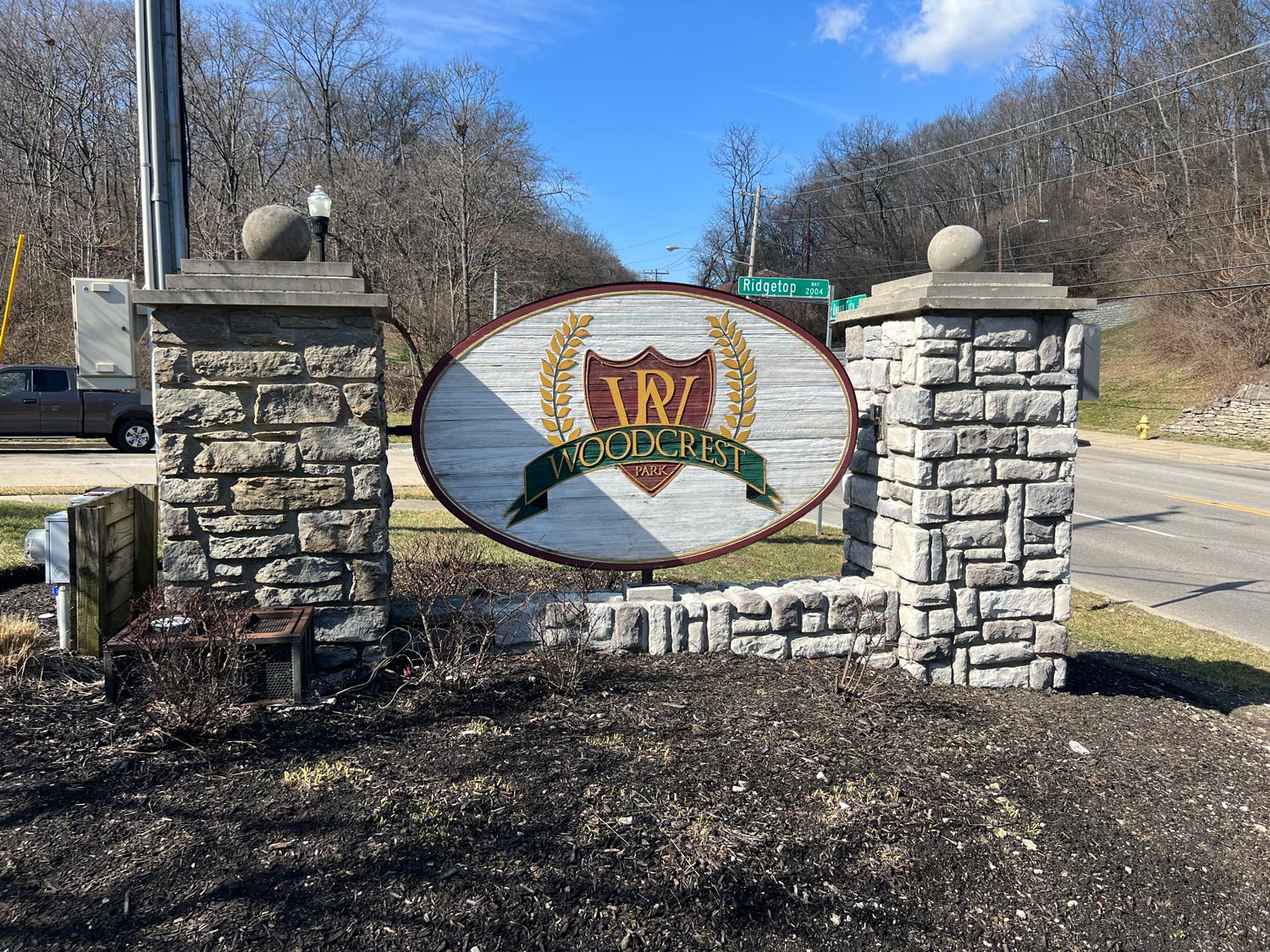 Monument Sign Rebuild - Pure Property Solutions